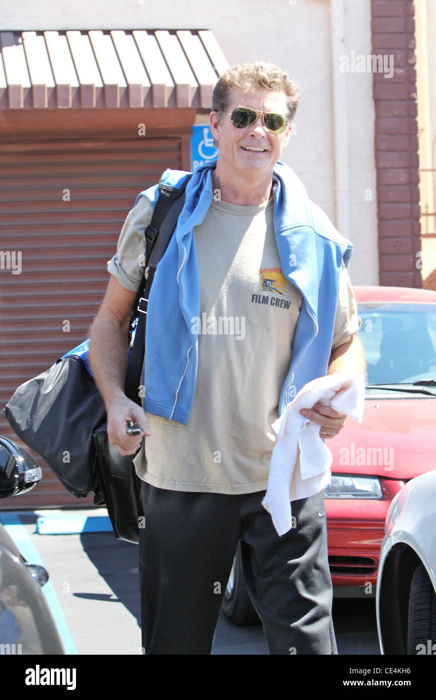 David Hasselhoff is seen departing from 'Dancing With the Stars ...