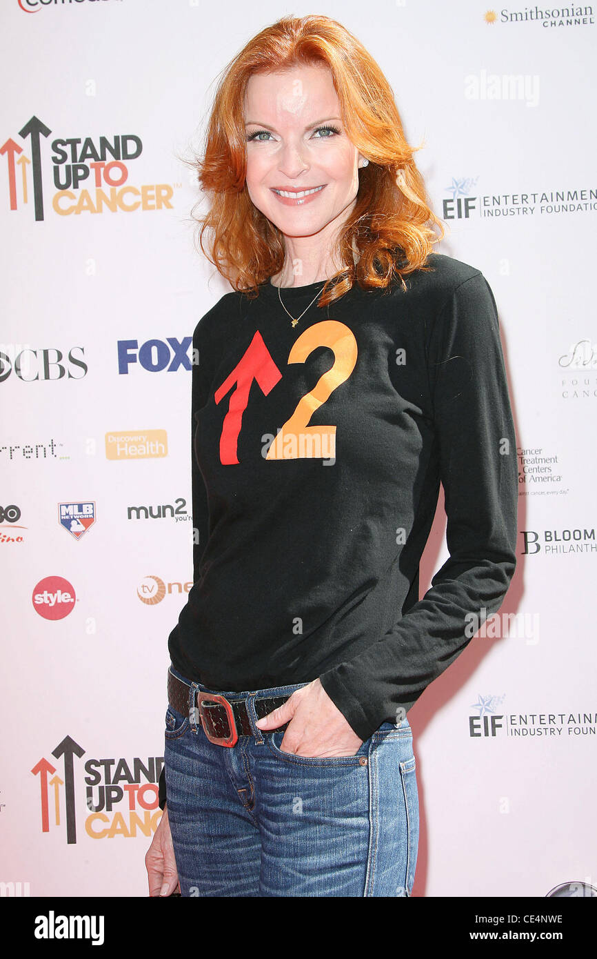 Marcia Cross Stand Up To Cancer held at Sony Pictures Studios ...