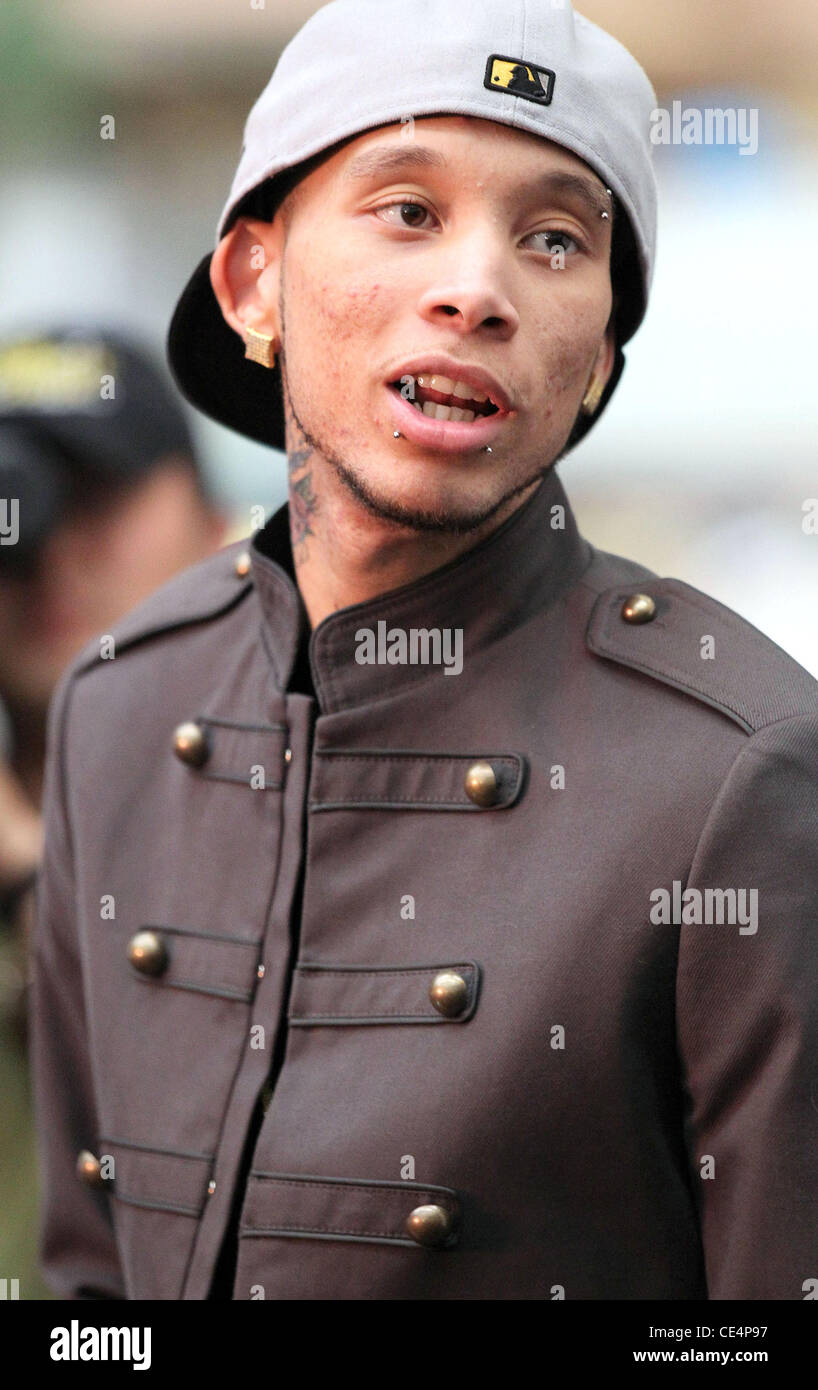 M-Bone of the rap group Cali Swag District, makes his own milkshake ...