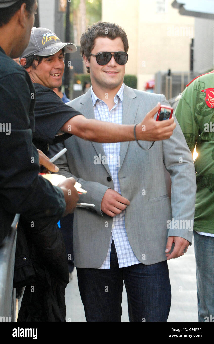 Levi Johnston seen leaving the ABC Studios after appearing on Jimmy ...
