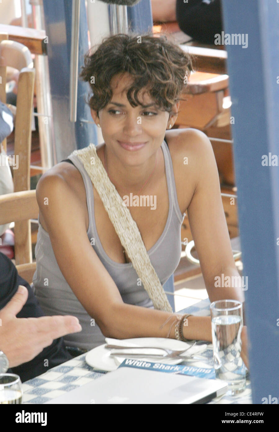 Halle Berry on the set of her new film 'Dark Tide' in Simon's Town ...
