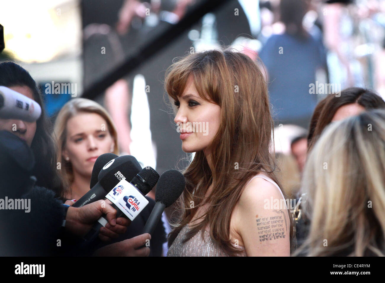 Angelina Jolie Salt - UK film premiere held at the Empire Leicester ...