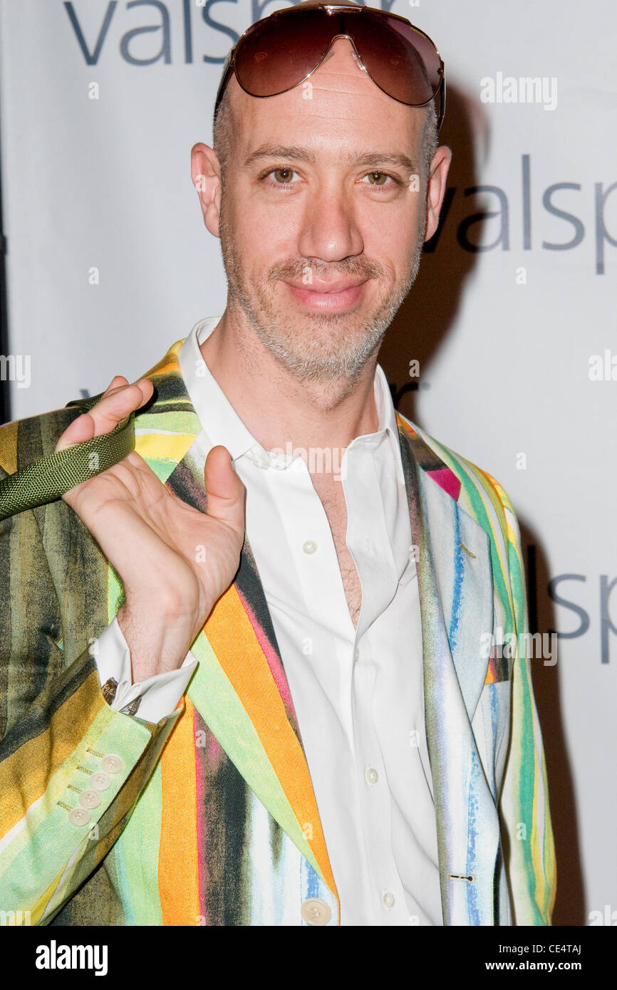 Robert Verdi attends the launch of the new 'Valspar Hi-Def Paint ...