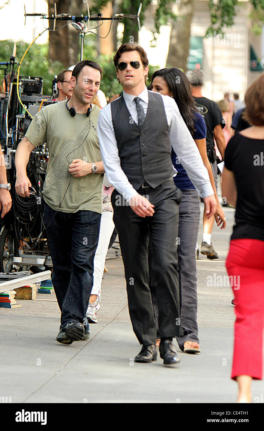 Matthew Bomer and Marsha Thomason are on location shooting the third ...