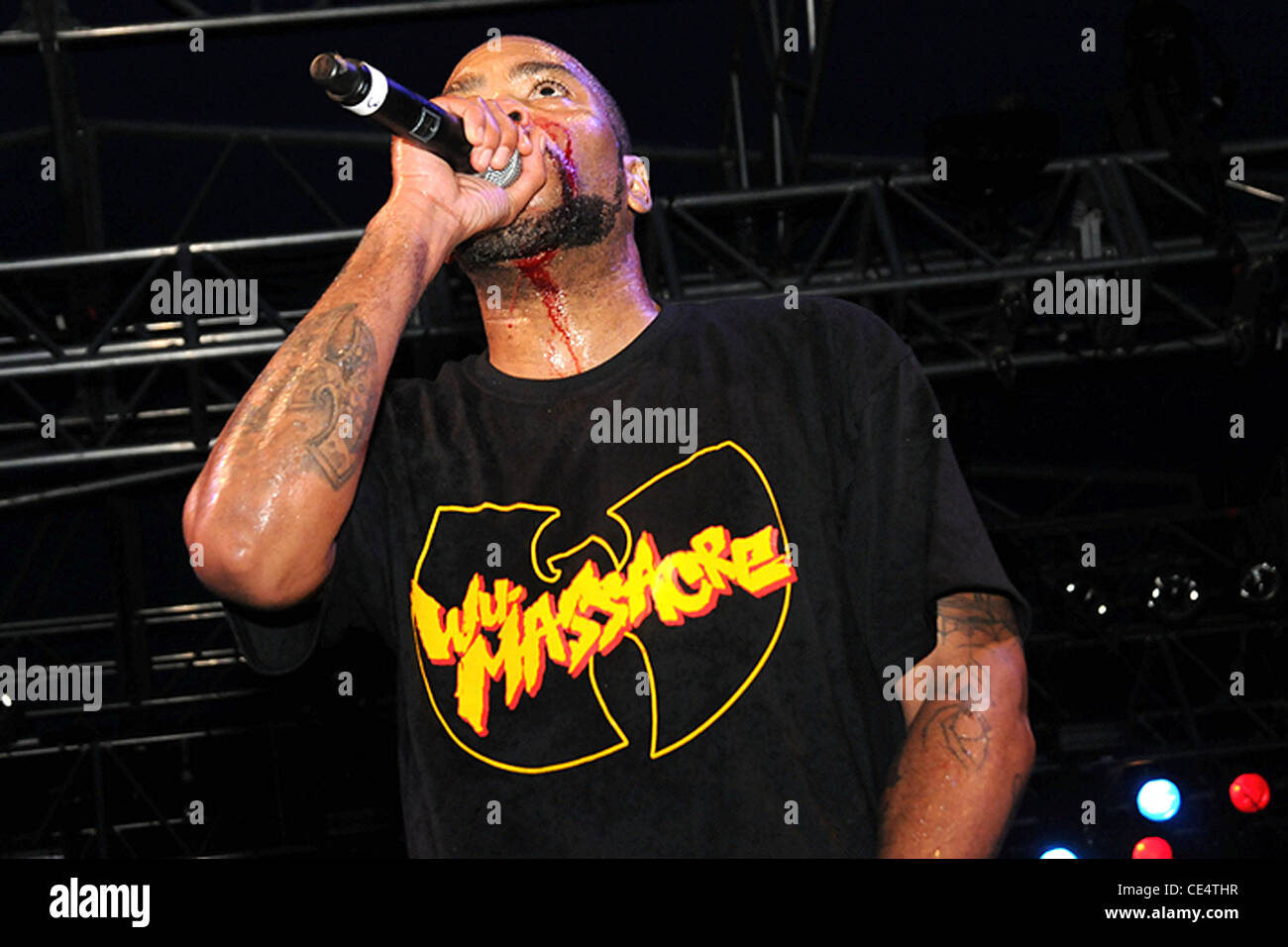 Method Man on stage performing during the '11th Annual Gathering of the ...