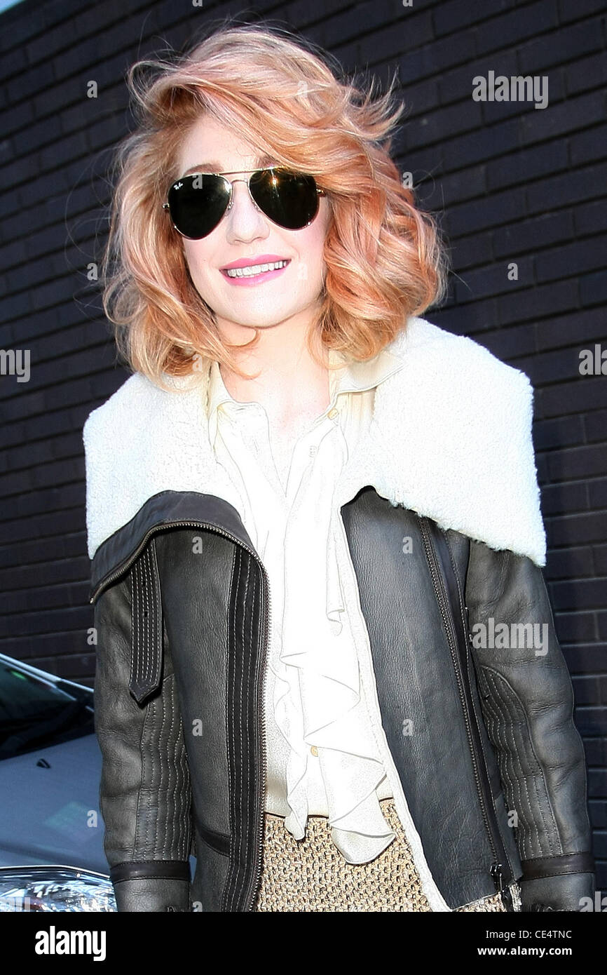 Nicola Roberts Girls Aloud singer outside the ITV studios London ...