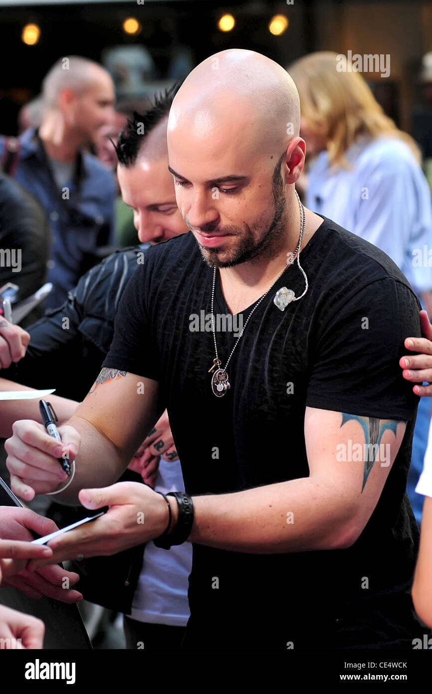 Chris Daughtry Daughtry performing live at Rockefeller Center as part ...