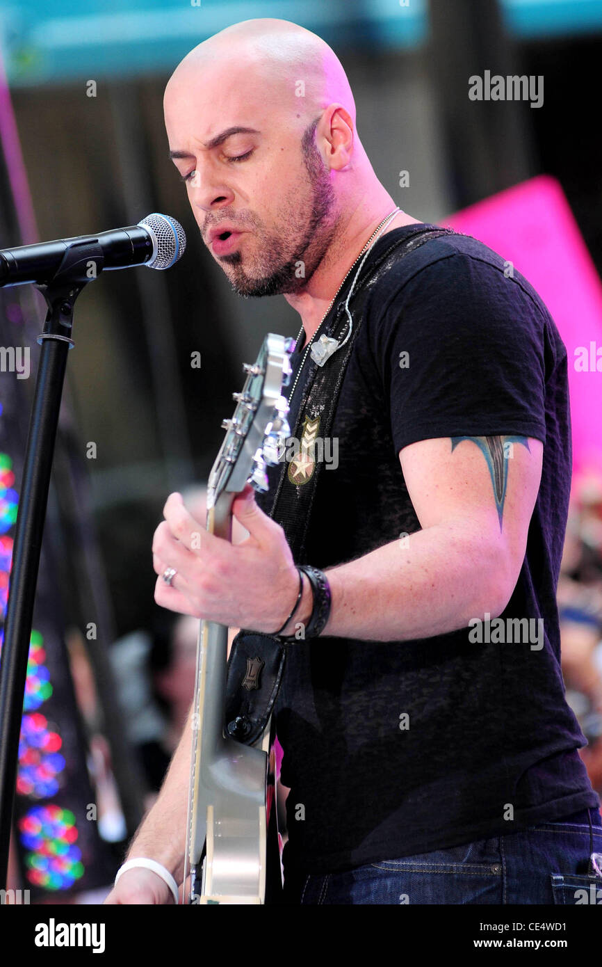 Chris Daughtry Daughtry performing live at Rockefeller Center as part ...