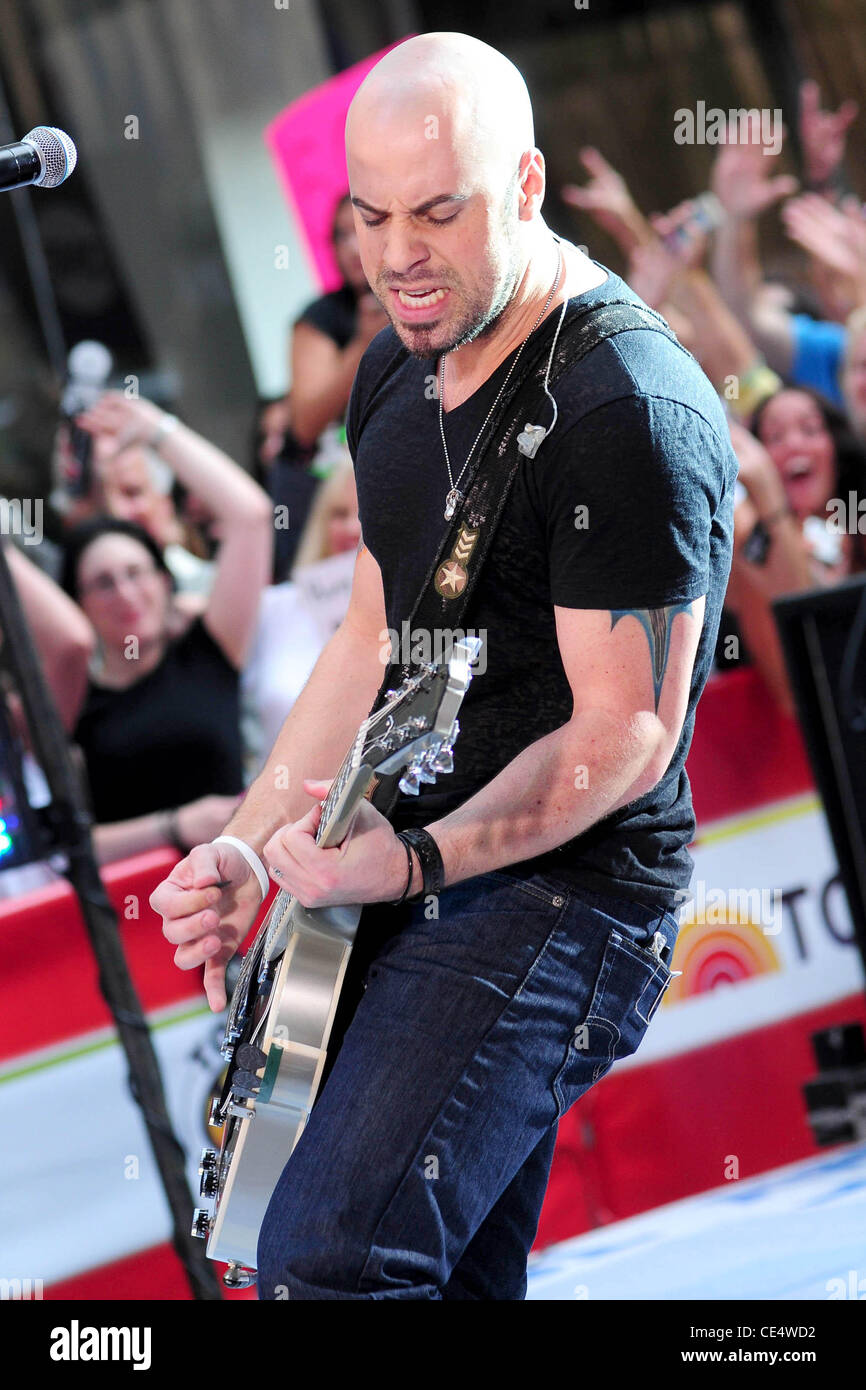 Chris Daughtry Daughtry performing live at Rockefeller Center as part ...