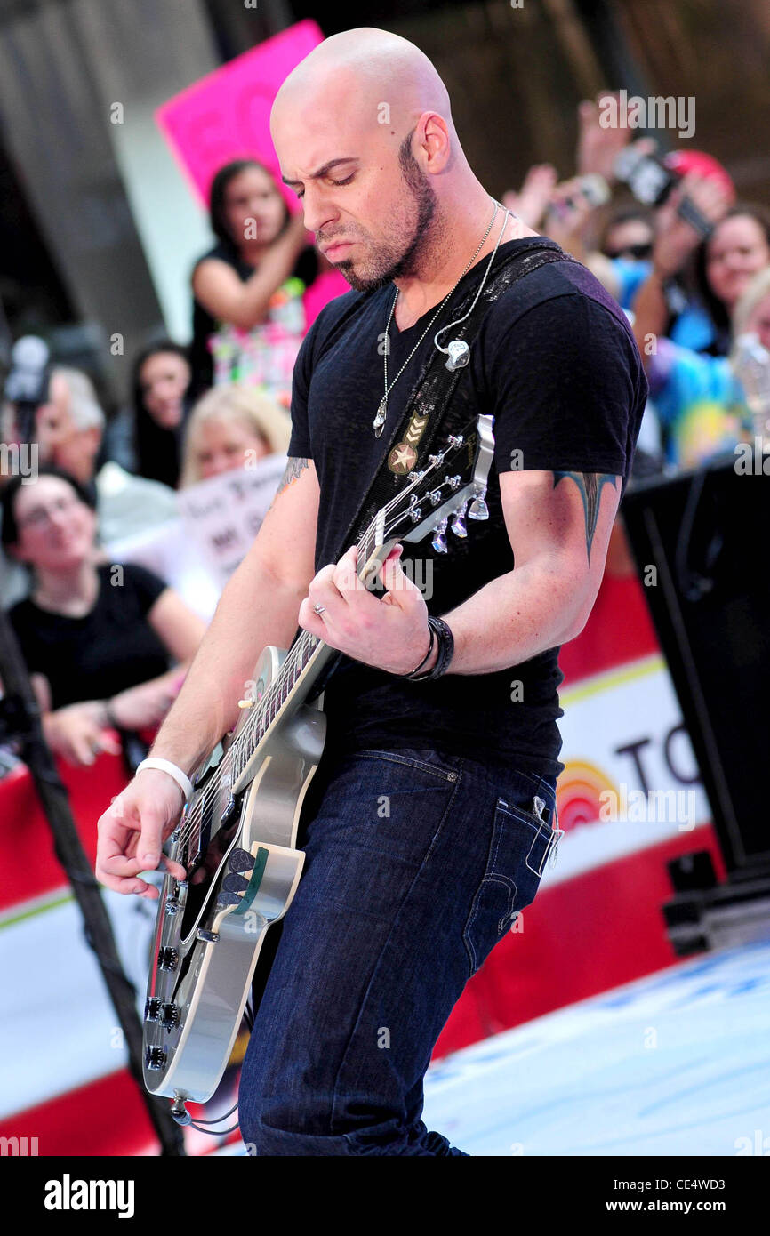 Chris Daughtry Daughtry performing live at Rockefeller Center as part ...