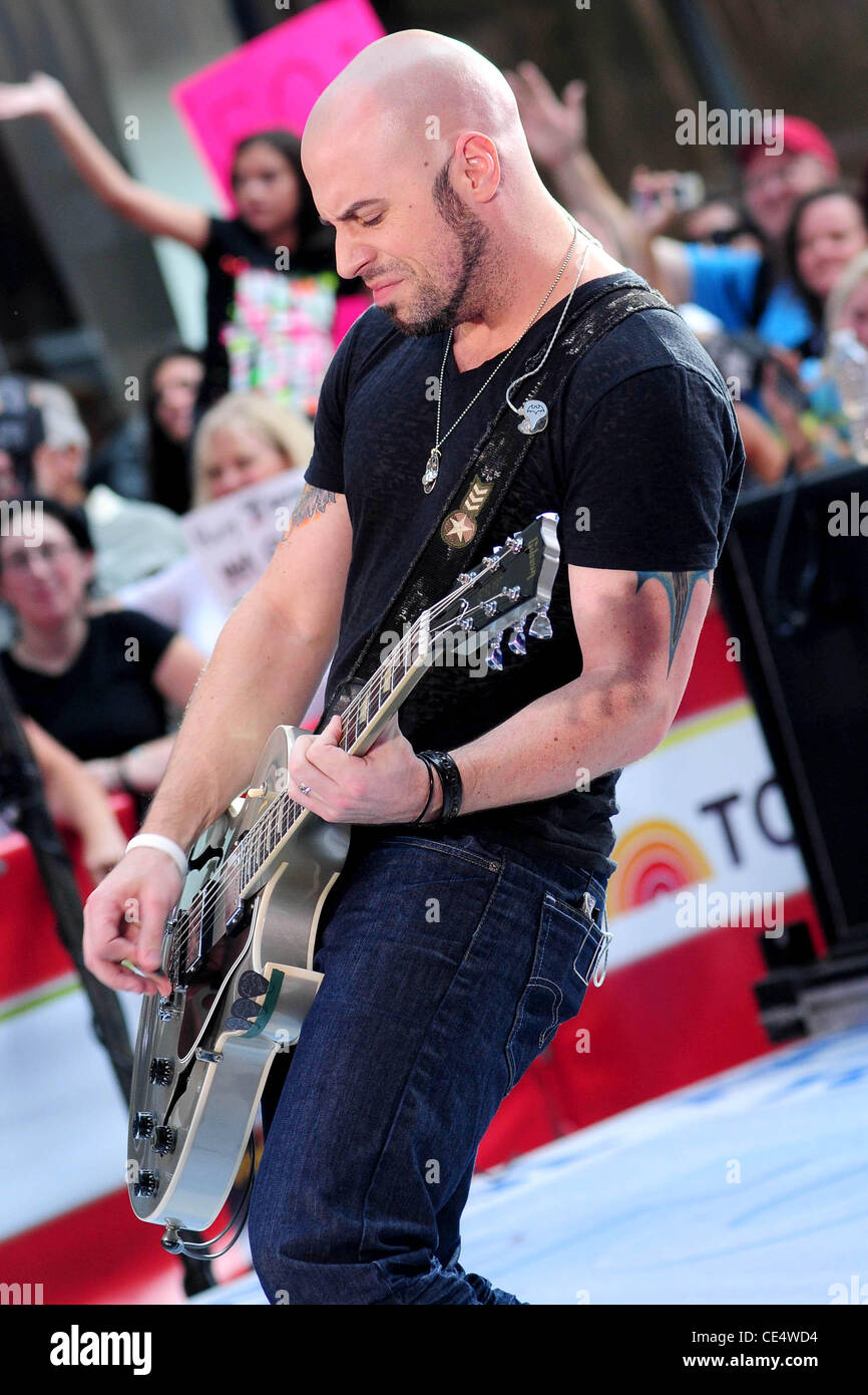 Chris Daughtry Daughtry performing live at Rockefeller Center as part ...