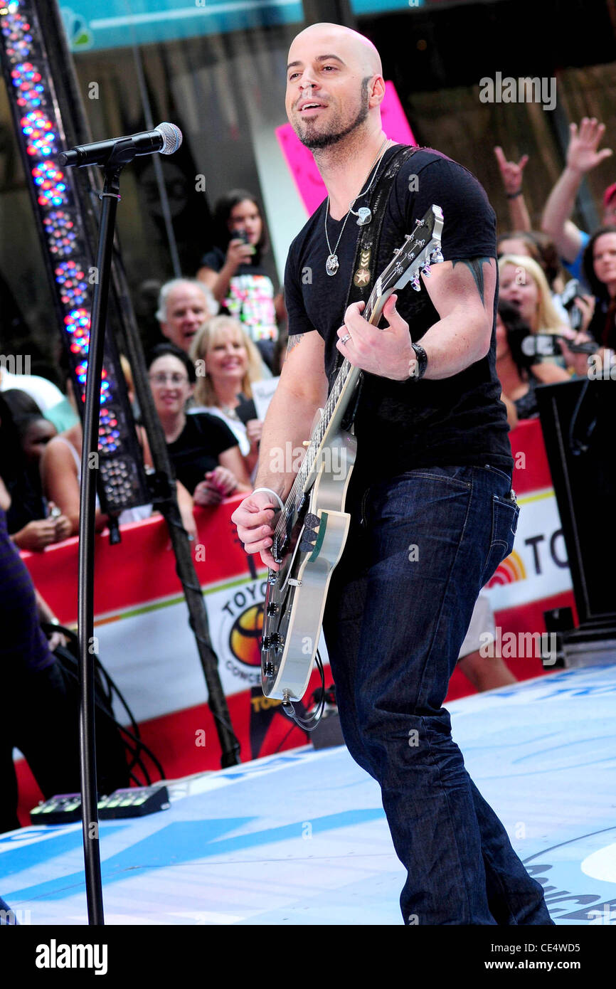Chris Daughtry Daughtry performing live at Rockefeller Center as part ...