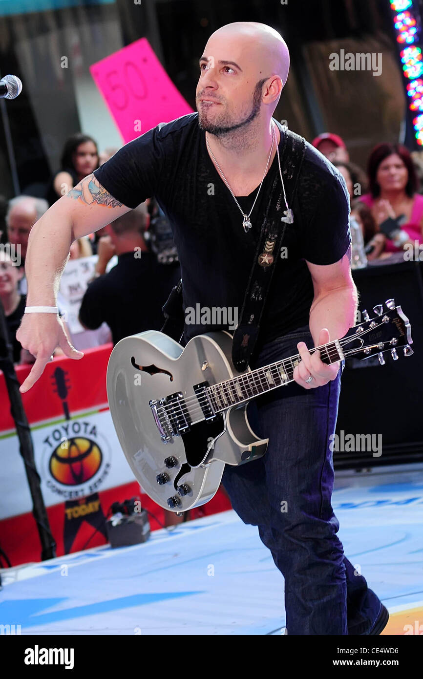 Chris Daughtry Daughtry performing live at Rockefeller Center as part ...