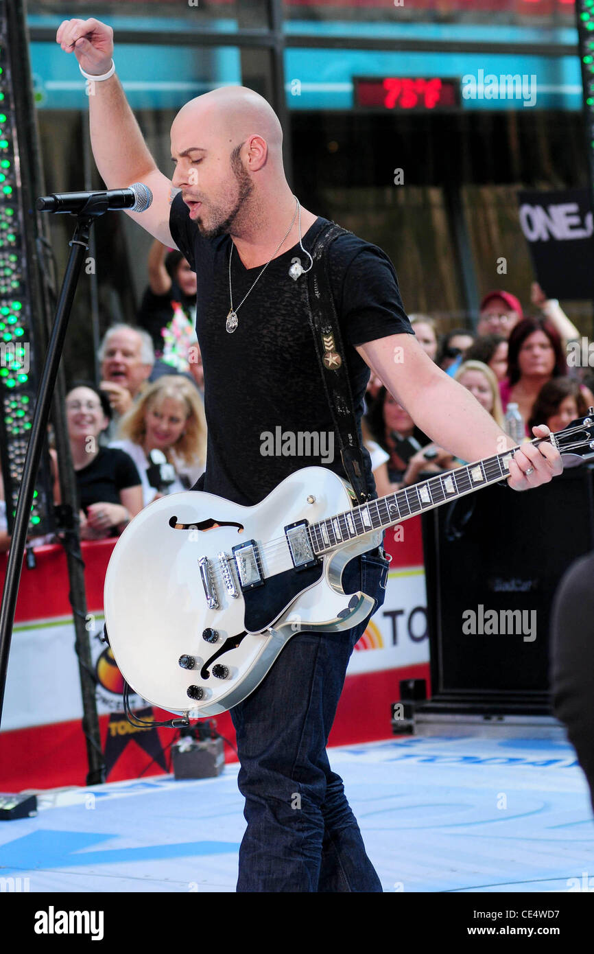 Chris Daughtry Daughtry performing live at Rockefeller Center as part ...