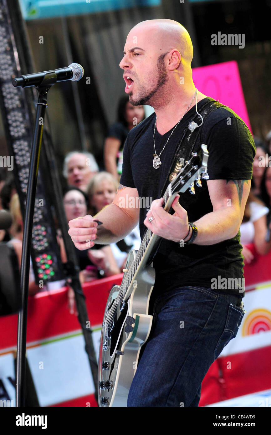 Chris Daughtry Daughtry performing live at Rockefeller Center as part ...