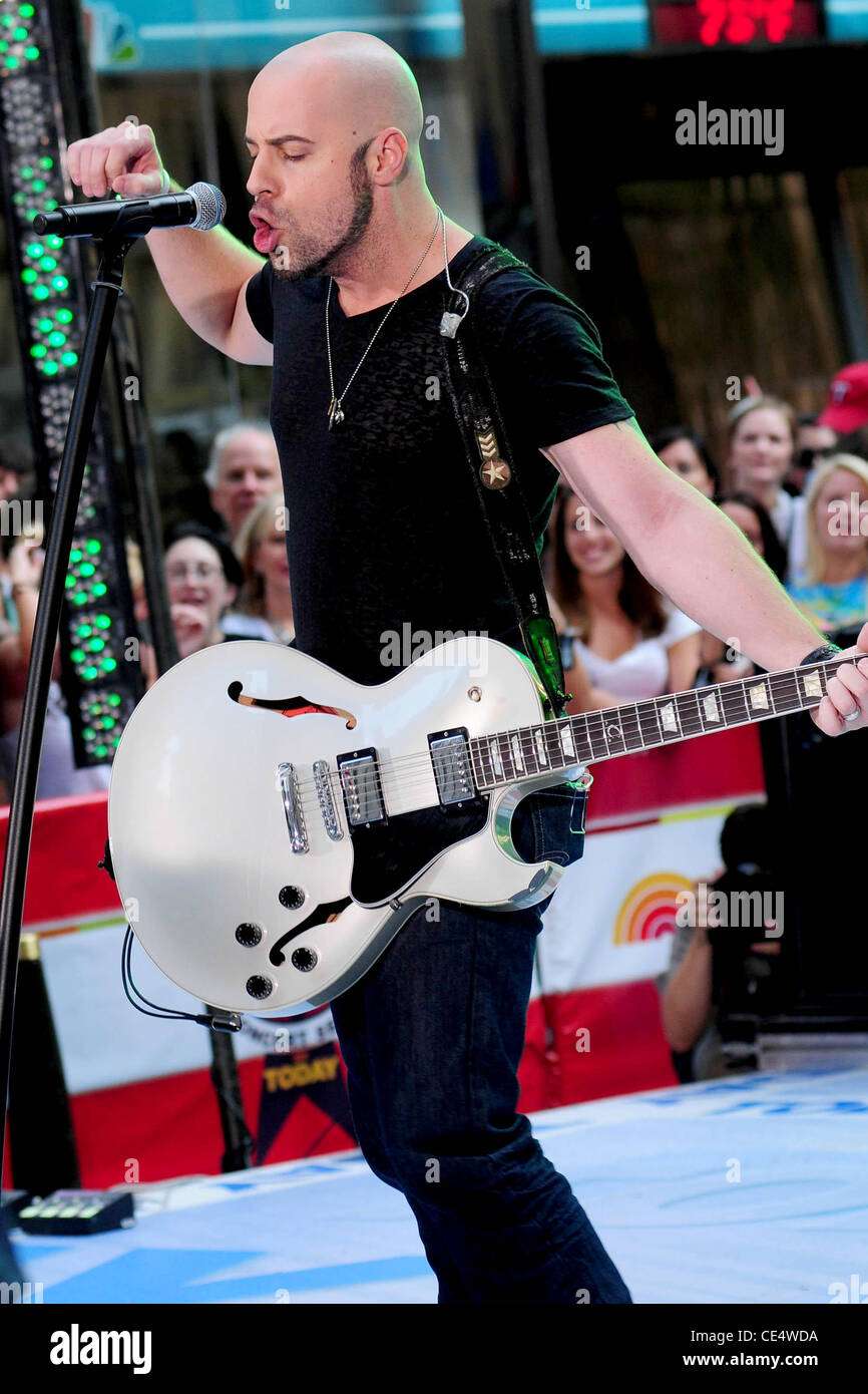 Chris Daughtry Daughtry performing live at Rockefeller Center as part ...