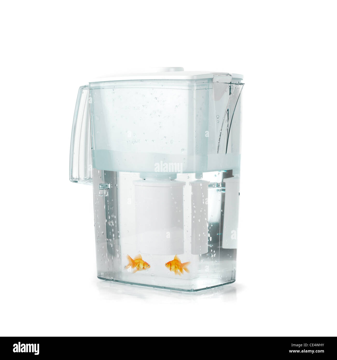 Water filter isolated on a white background Stock Photo - Alamy