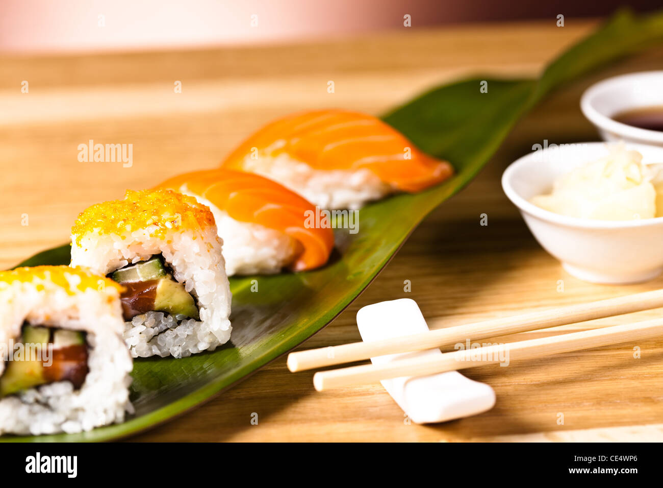 Sushi.Traditional Japanese food Stock Photo - Alamy