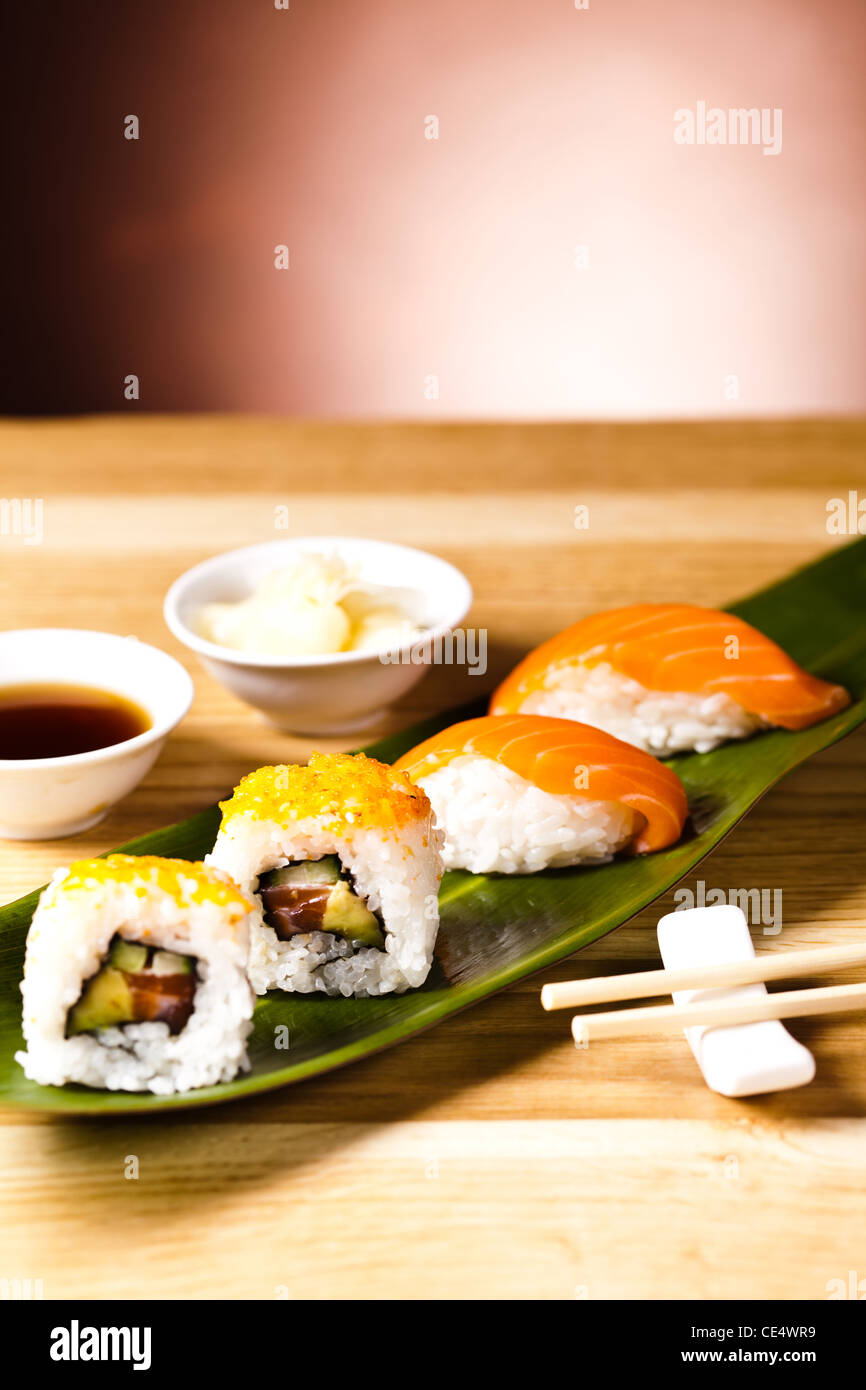 Sushi.Traditional Japanese food Stock Photo - Alamy