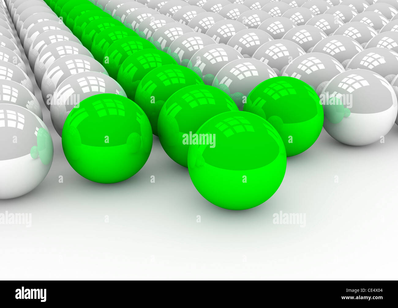 3d leader concept. White background, computer generated Stock Photo - Alamy