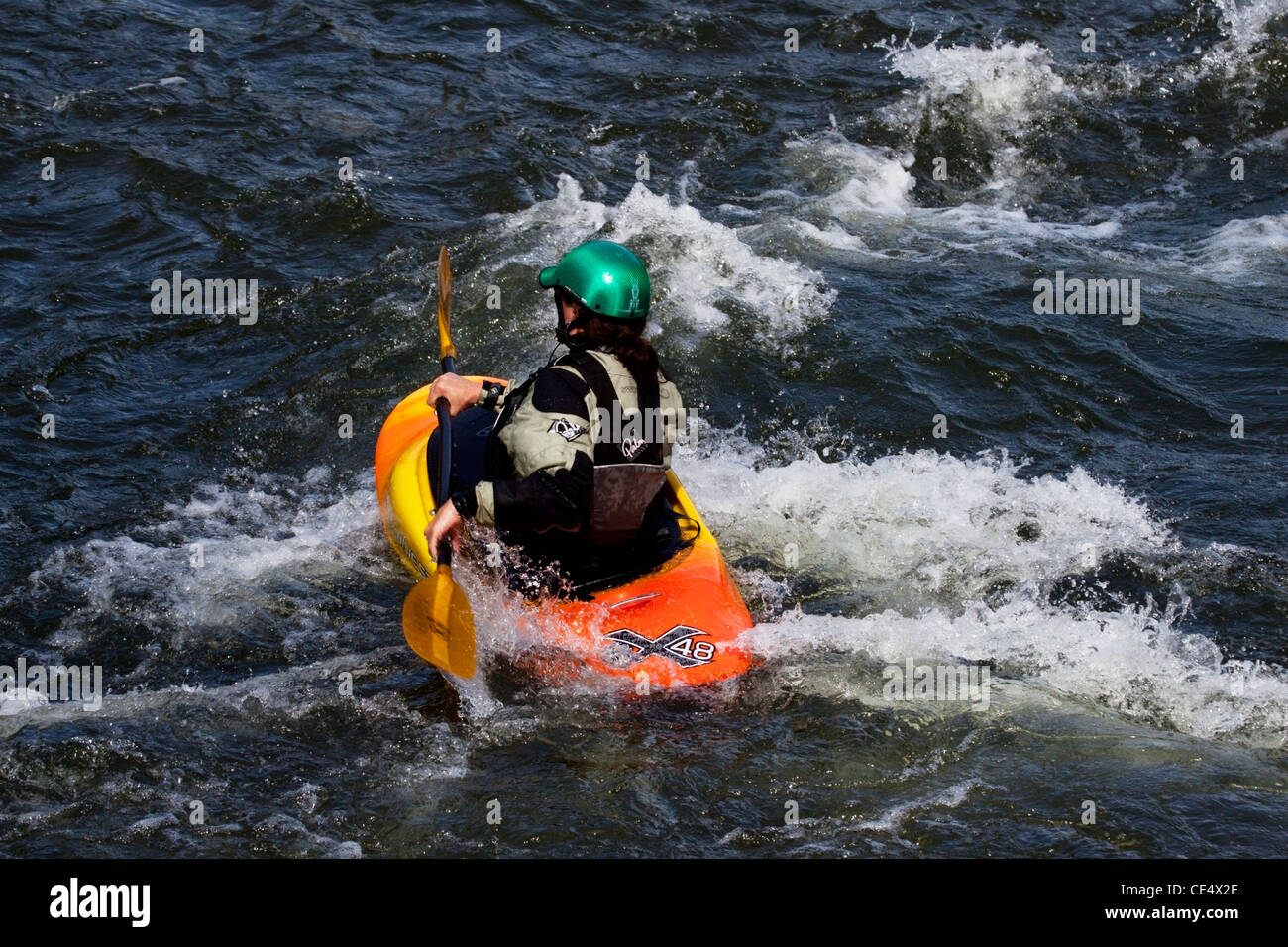 Paddle canoe rapids hi-res stock photography and images - Alamy