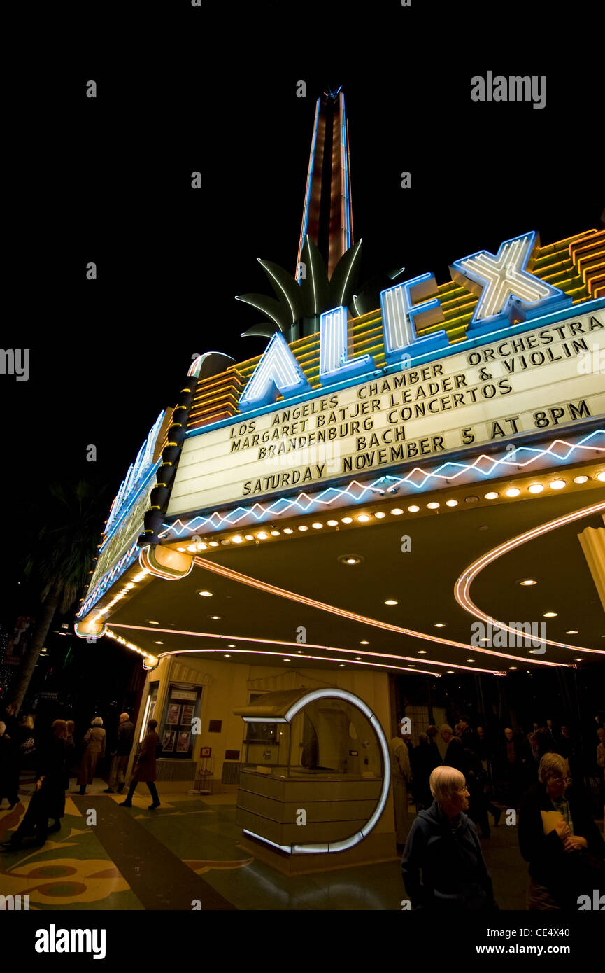 The Alex Theater, on 216 North Brand Boulevard, Glendale, near Los ...