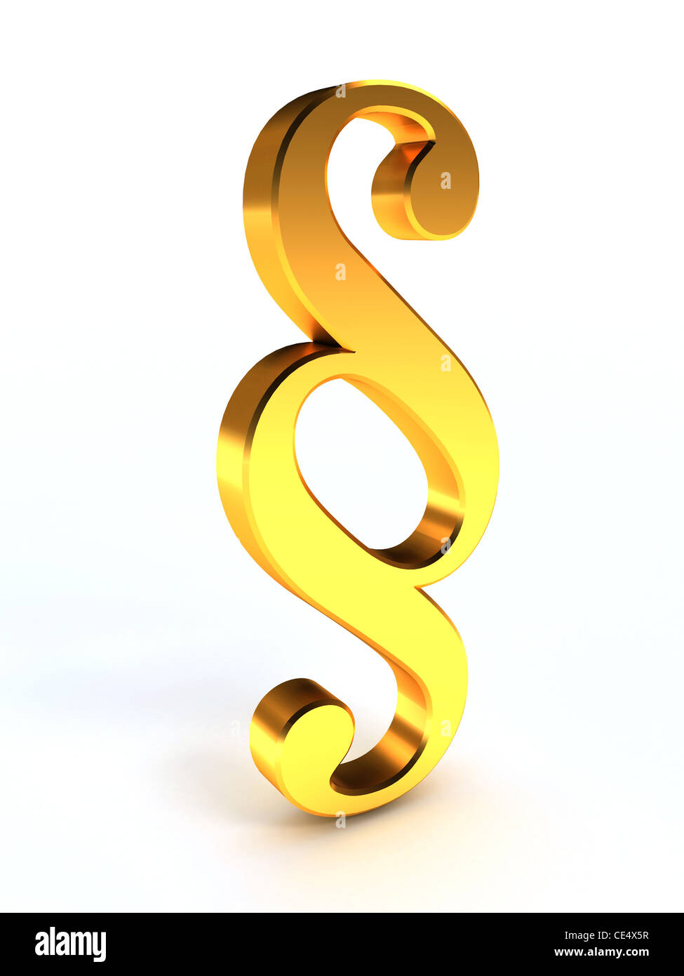 The paragraph sign over white background. 3d rendered image Stock Photo ...