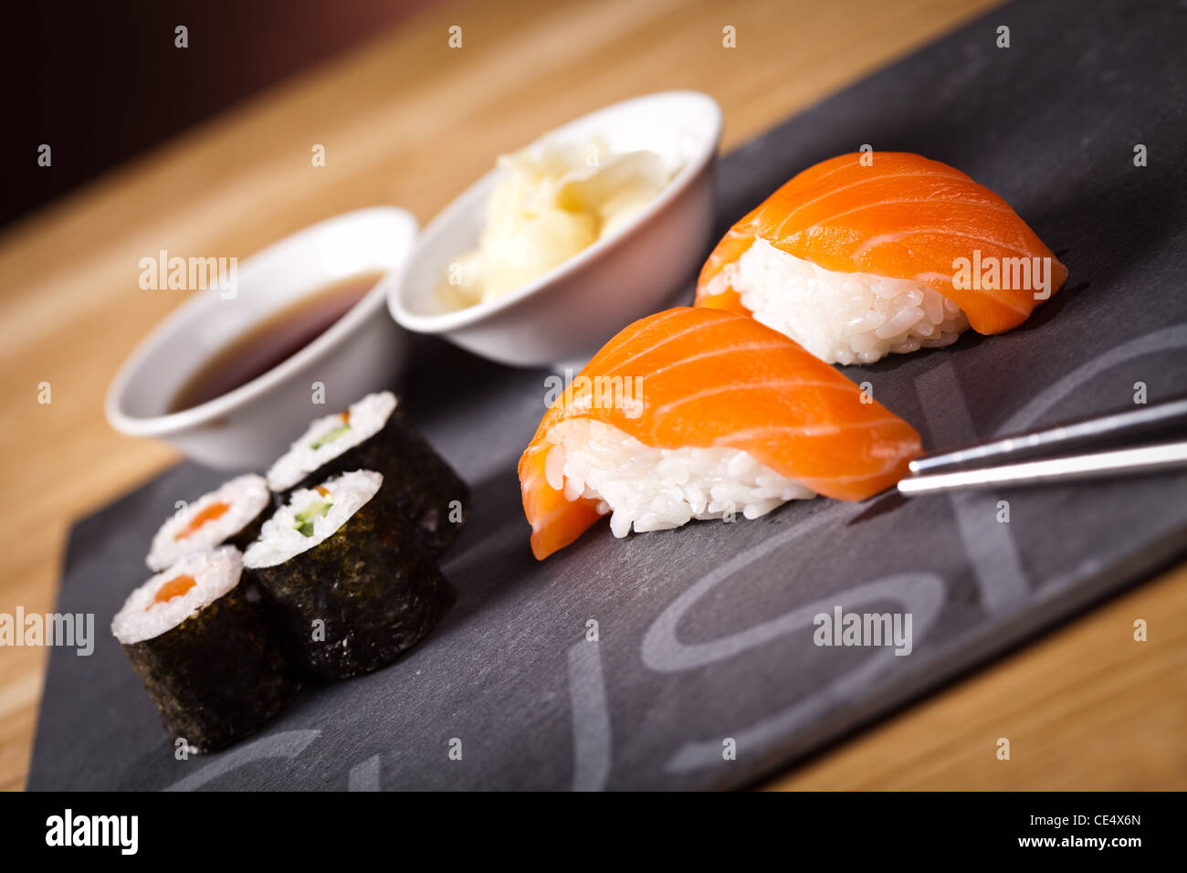Sushi.Traditional Japanese food Stock Photo - Alamy