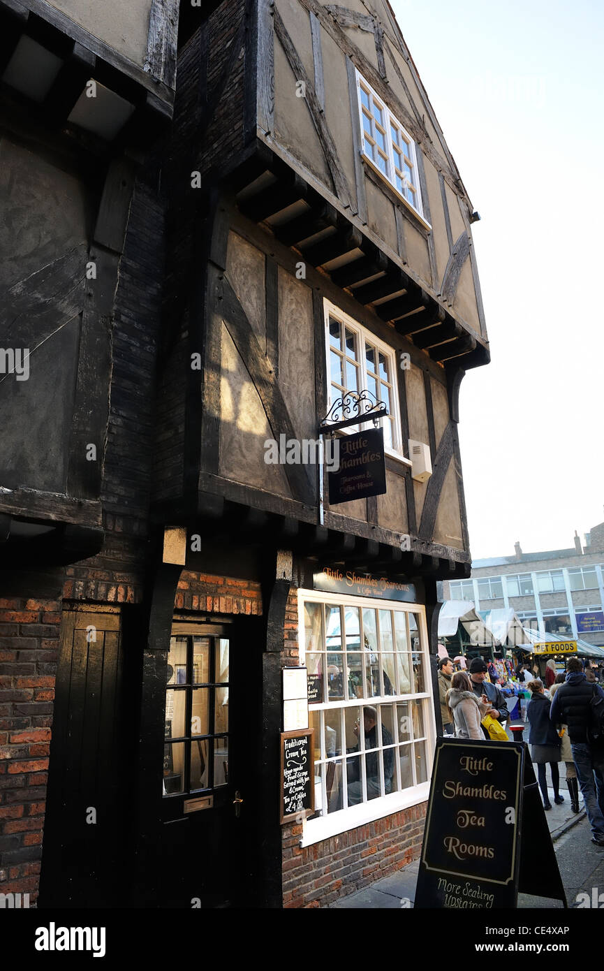little shambles tea rooms york england uk Stock Photo - Alamy