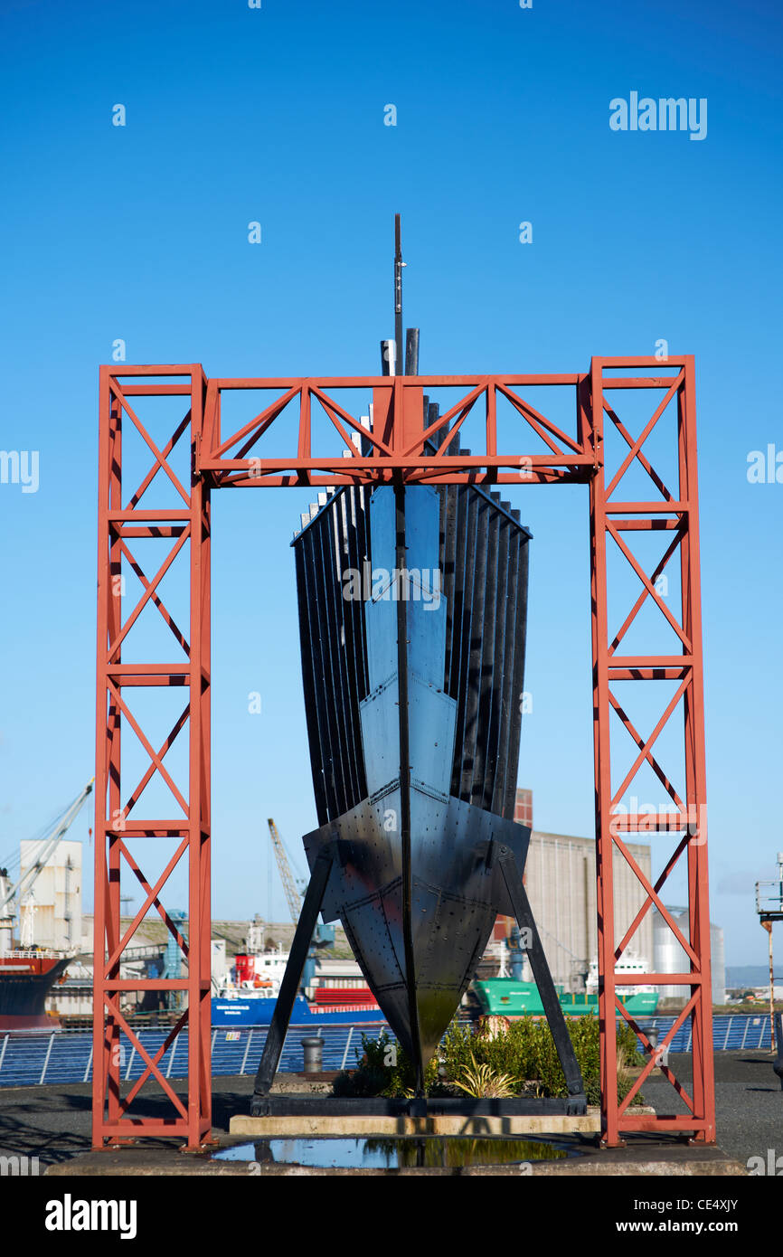 To scale section replica from the bow section of the RMS Titanic sited ...