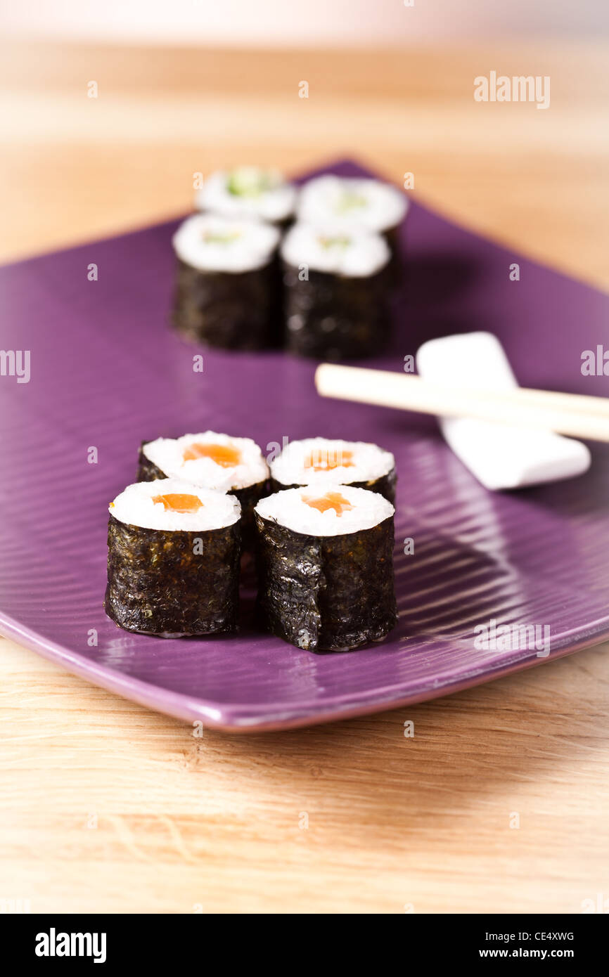 Sushi.Traditional Japanese food Stock Photo - Alamy