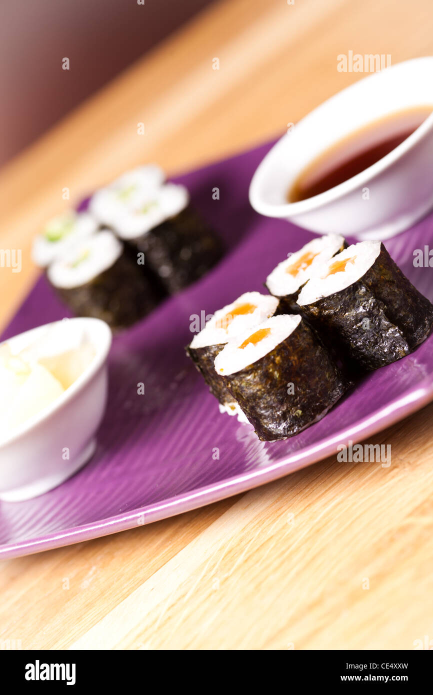 Sushi.Traditional Japanese food Stock Photo - Alamy