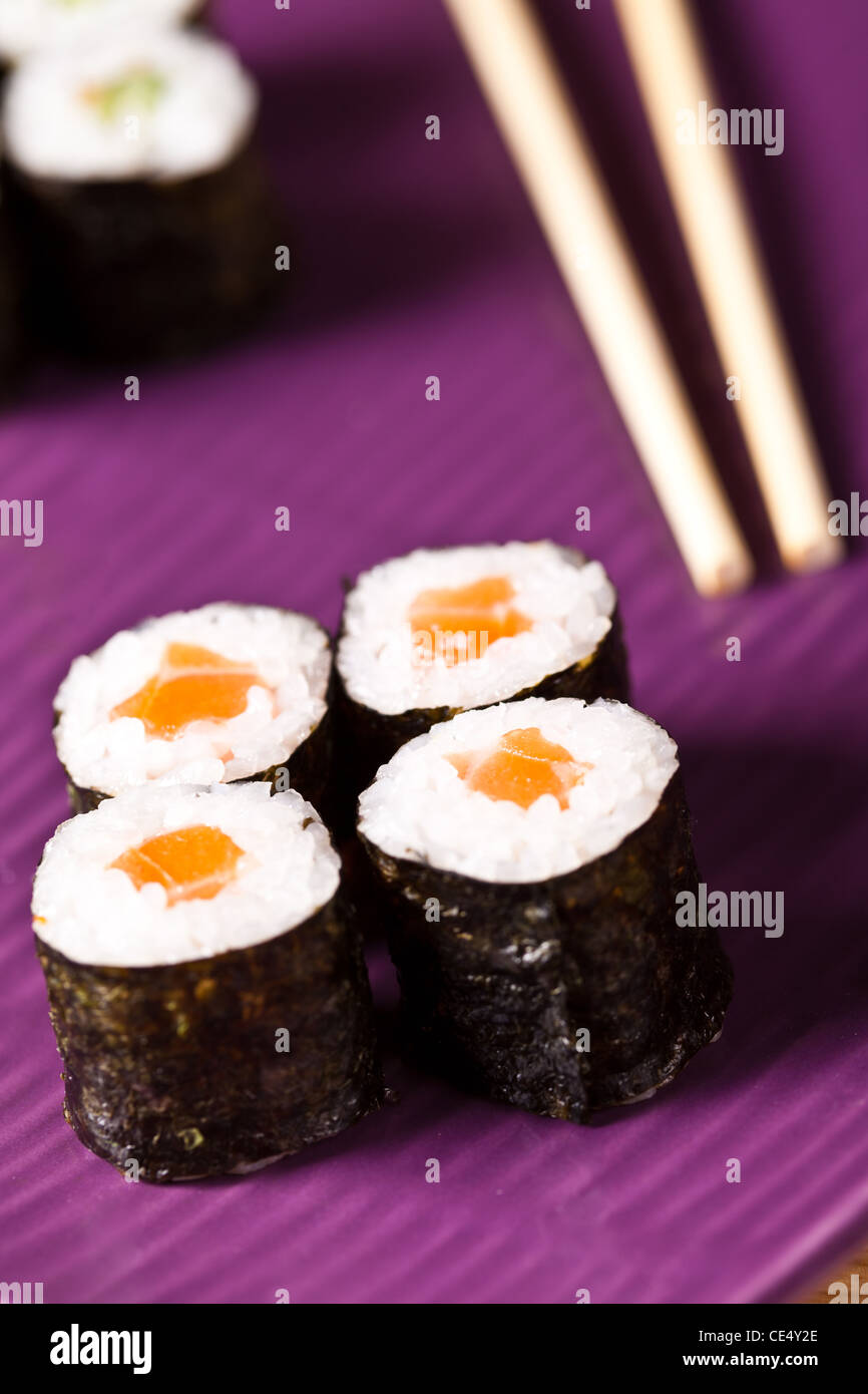 Sushi.Traditional Japanese food Stock Photo - Alamy