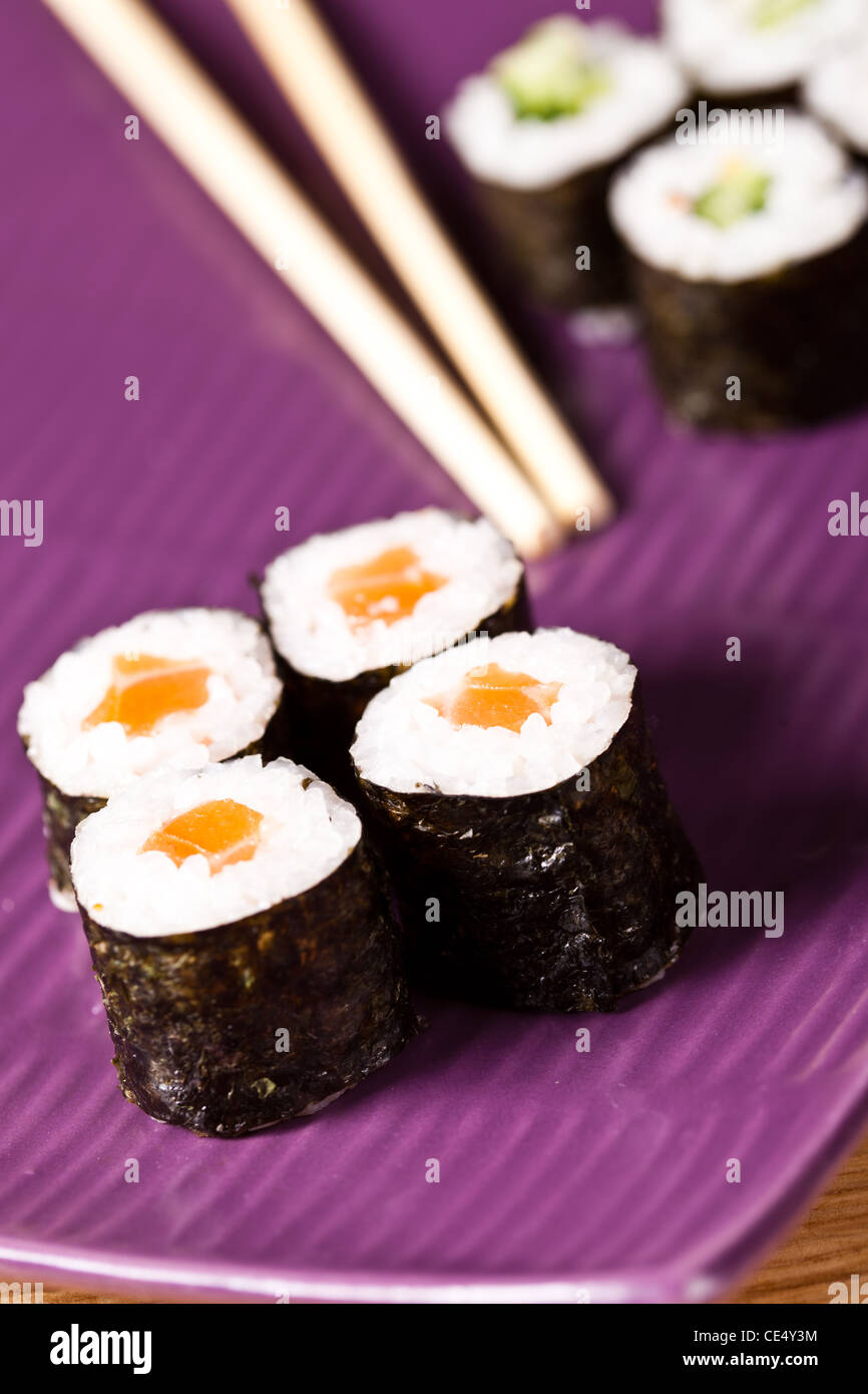 Sushi.Traditional Japanese food Stock Photo - Alamy