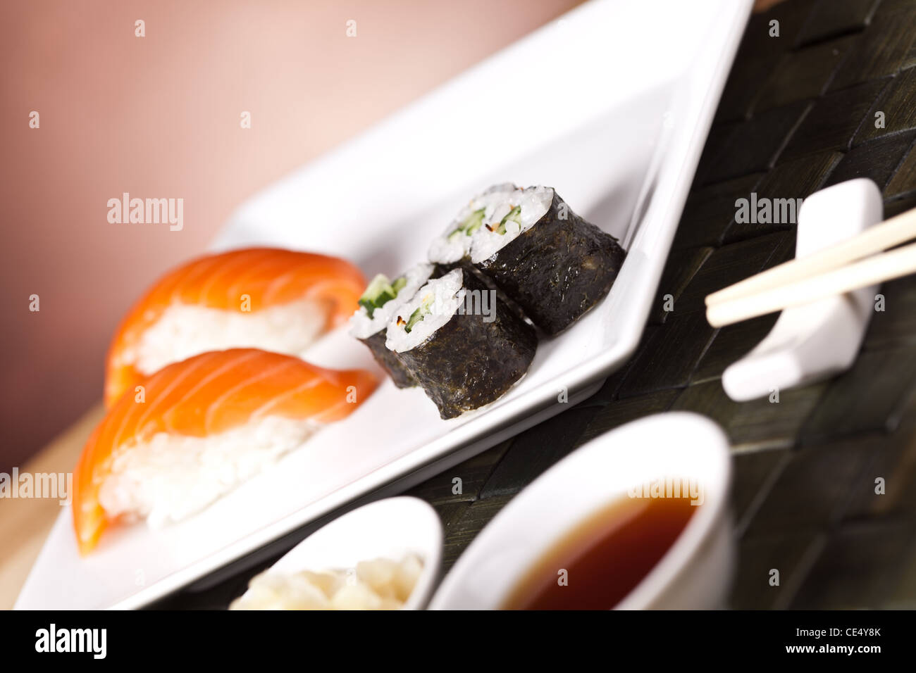 Sushi.Traditional Japanese food Stock Photo - Alamy