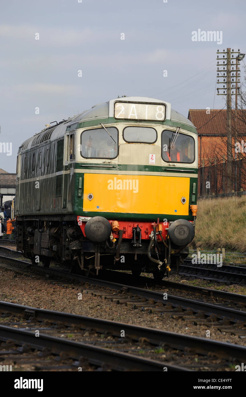 British Rail Class 27 diesel locomotive D5401 at Great Central Railway ...