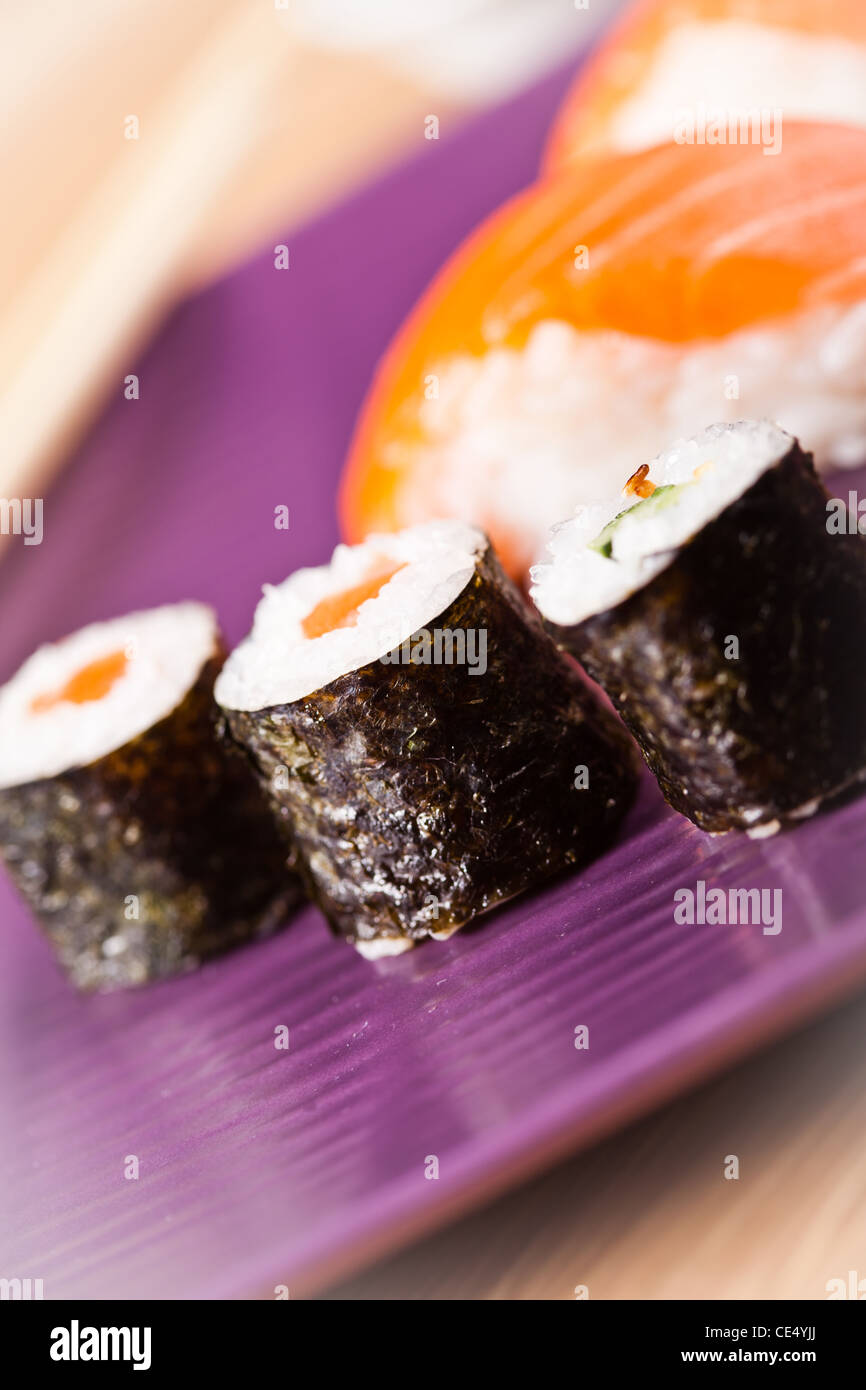 Sushi.Traditional Japanese food Stock Photo - Alamy