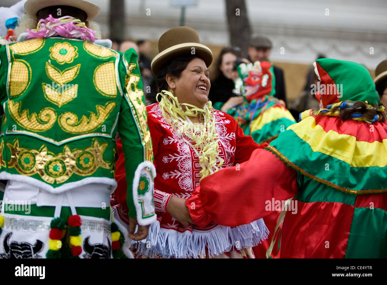 latin american carnival in rome music color fun playing musical ...