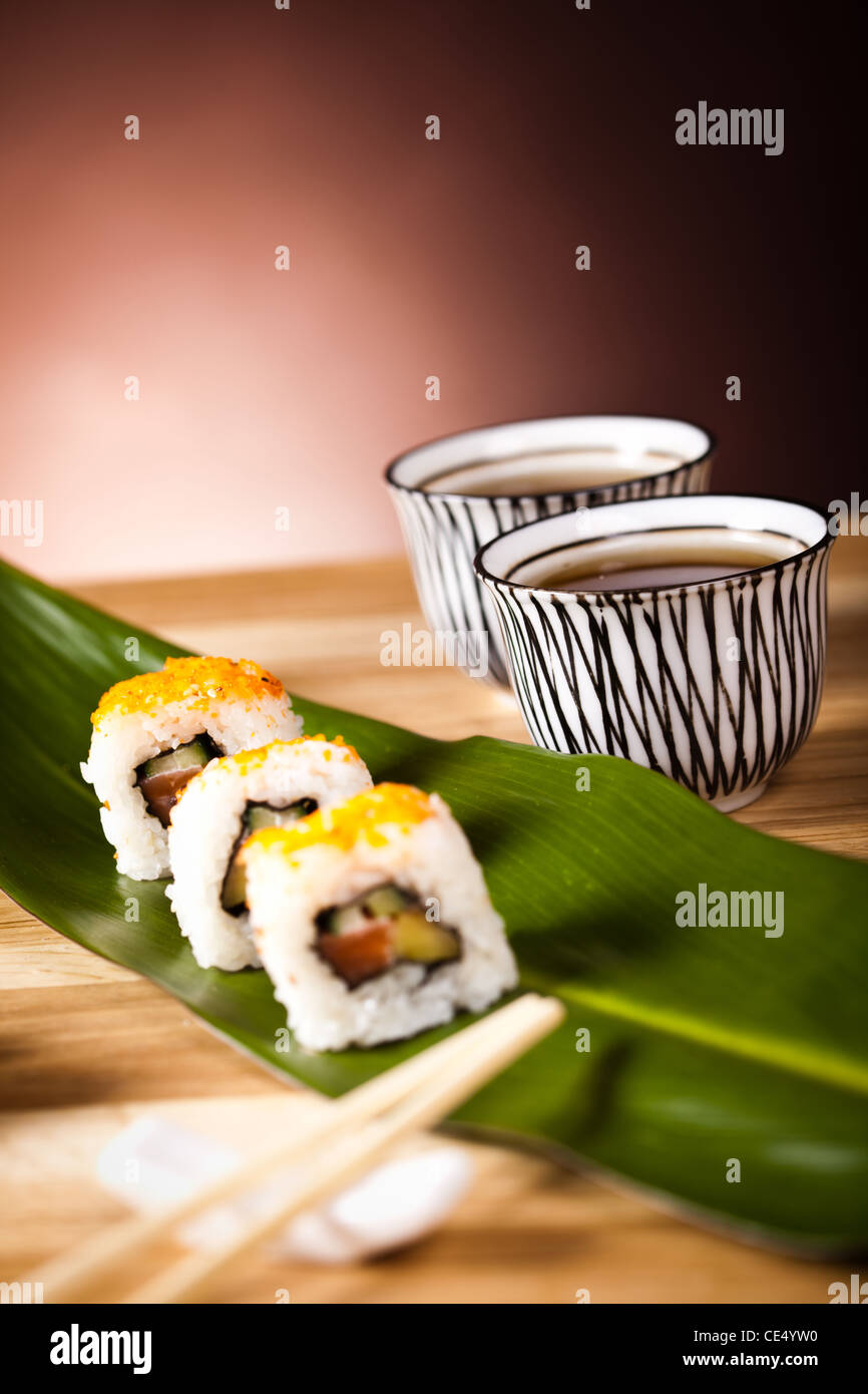 Sushi.Traditional Japanese food Stock Photo - Alamy