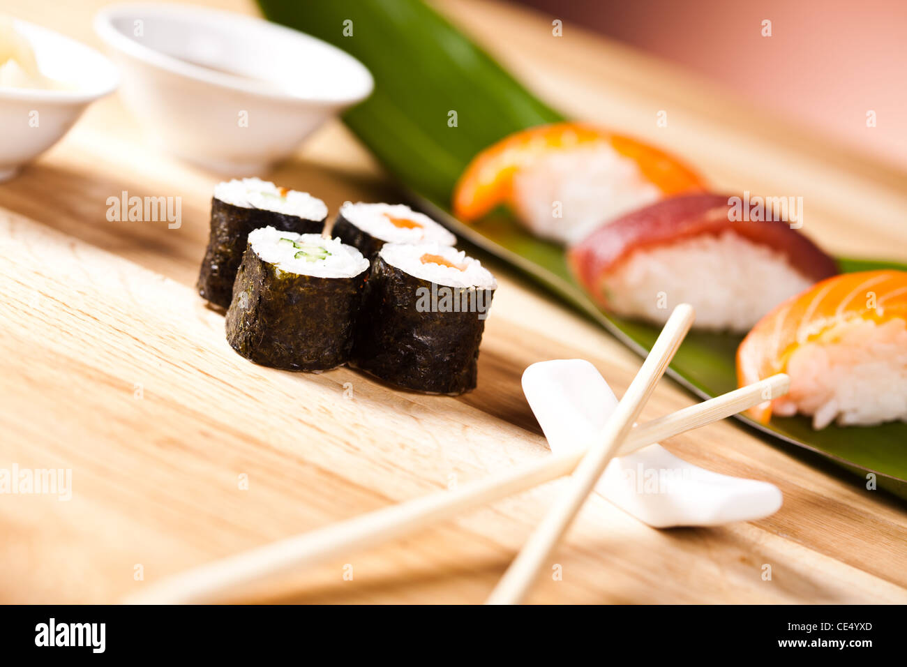 Sushi.Traditional Japanese food Stock Photo - Alamy