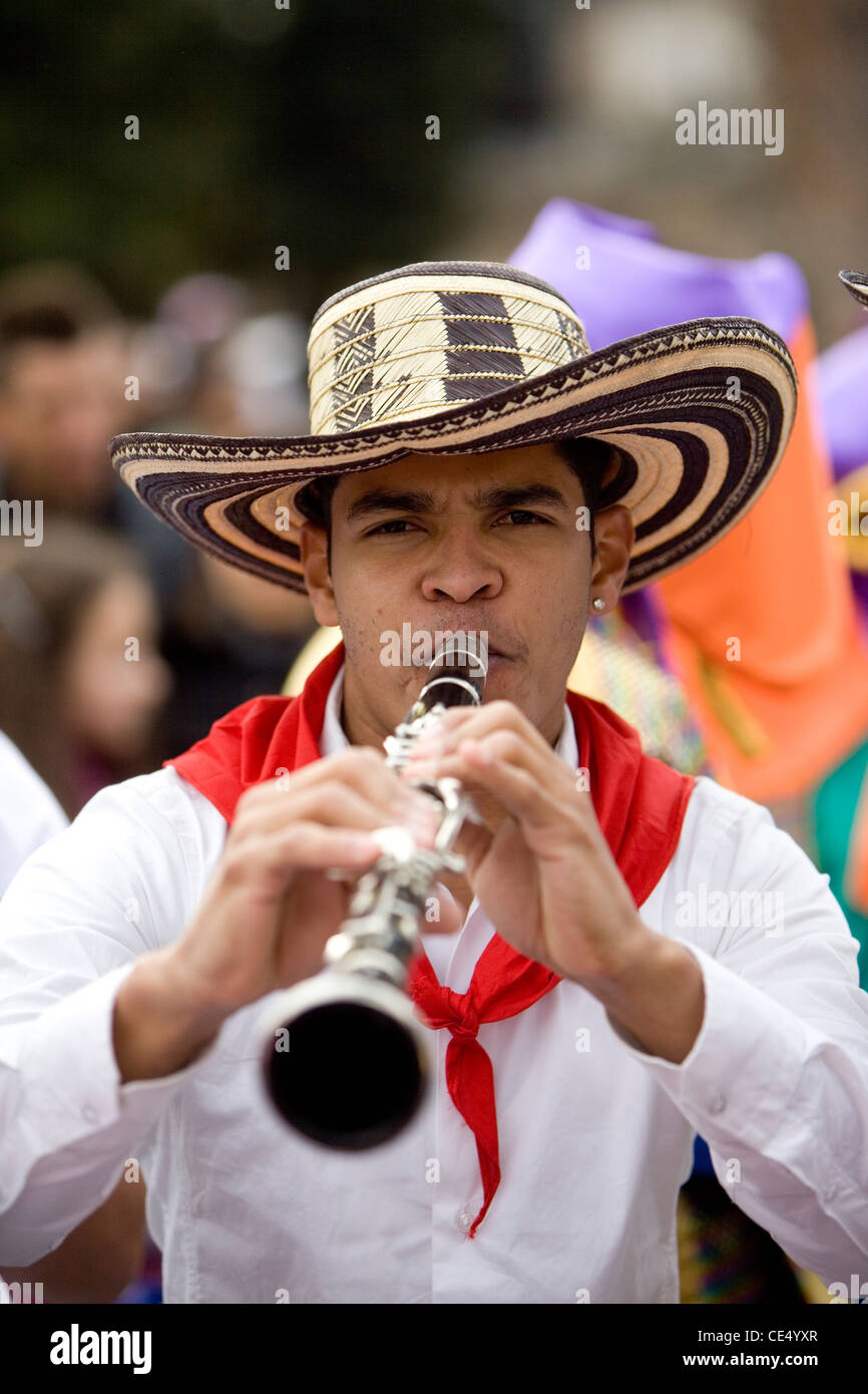 latin american carnival in rome music color fun playing musical ...