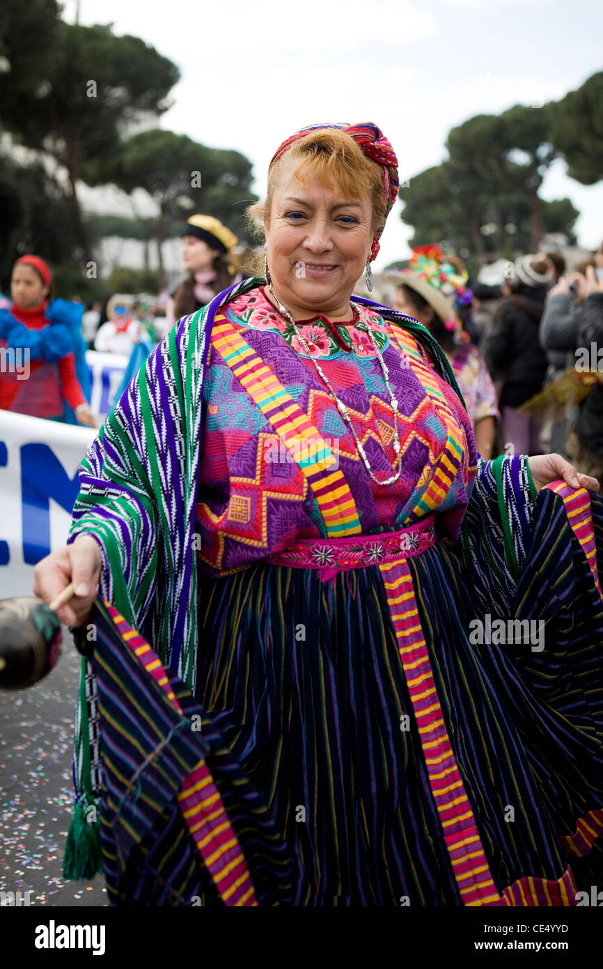 latin american carnival in rome music color fun playing musical ...