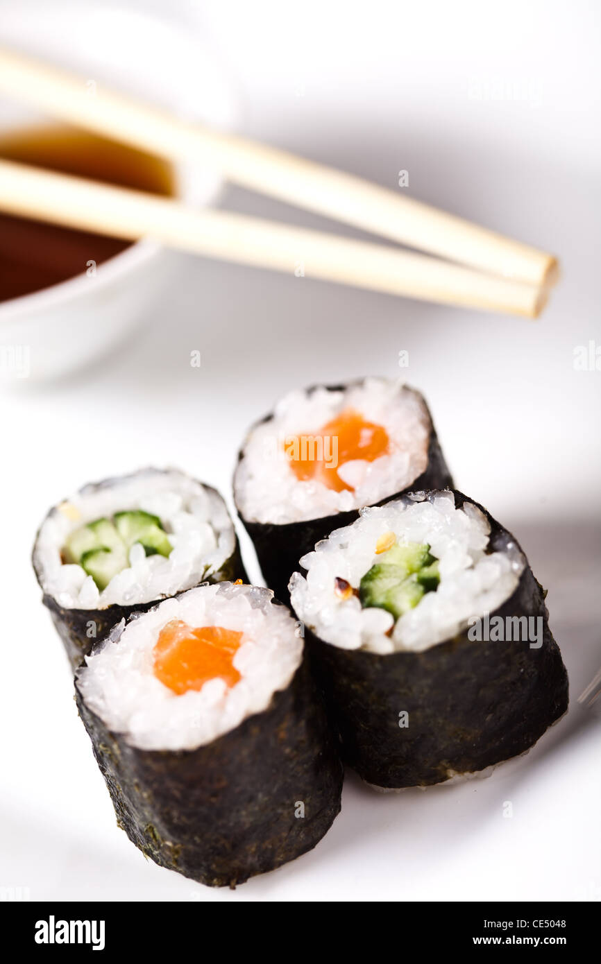 Sushi.Traditional Japanese food Stock Photo - Alamy