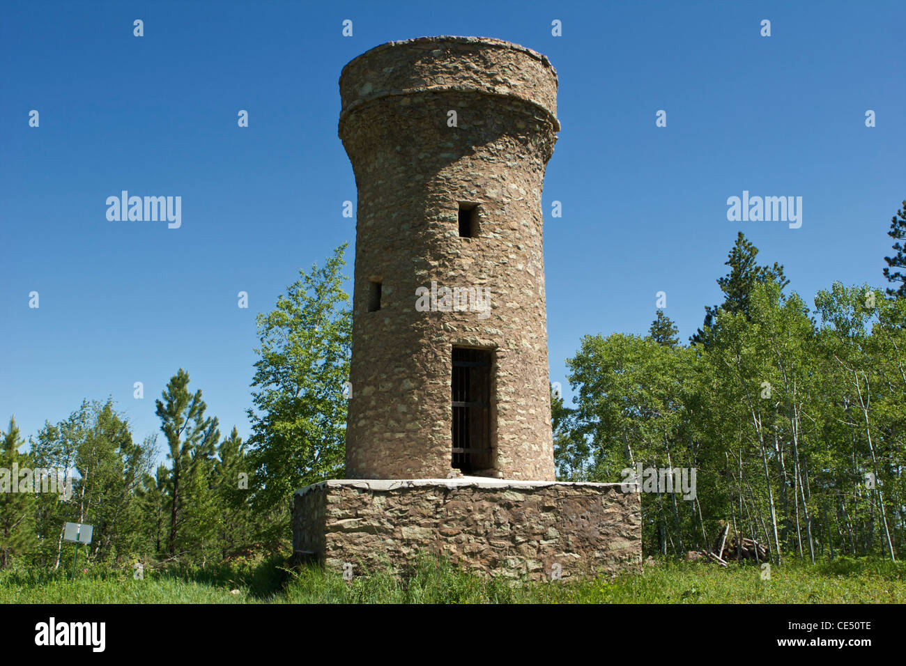 Friendship Tower on Mount Roosevelt Stock Photo - Alamy