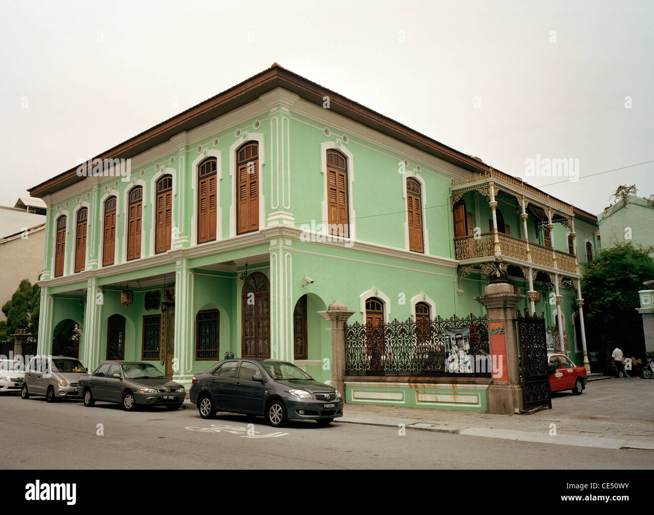 The Pinang Peranakan Mansion in George Town in Penang in Malaysia in ...