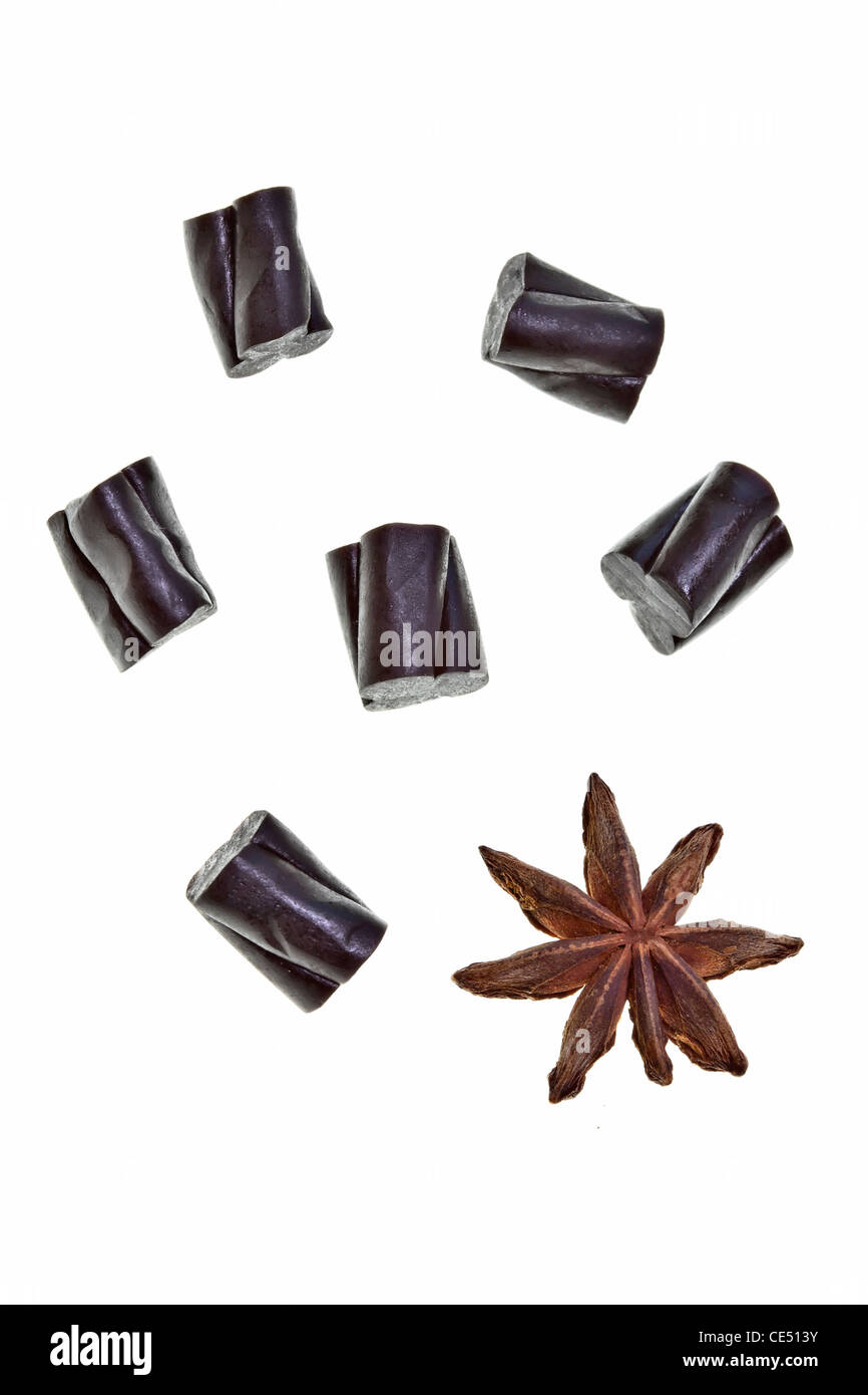 Black and white licorice hi-res stock photography and images - Alamy