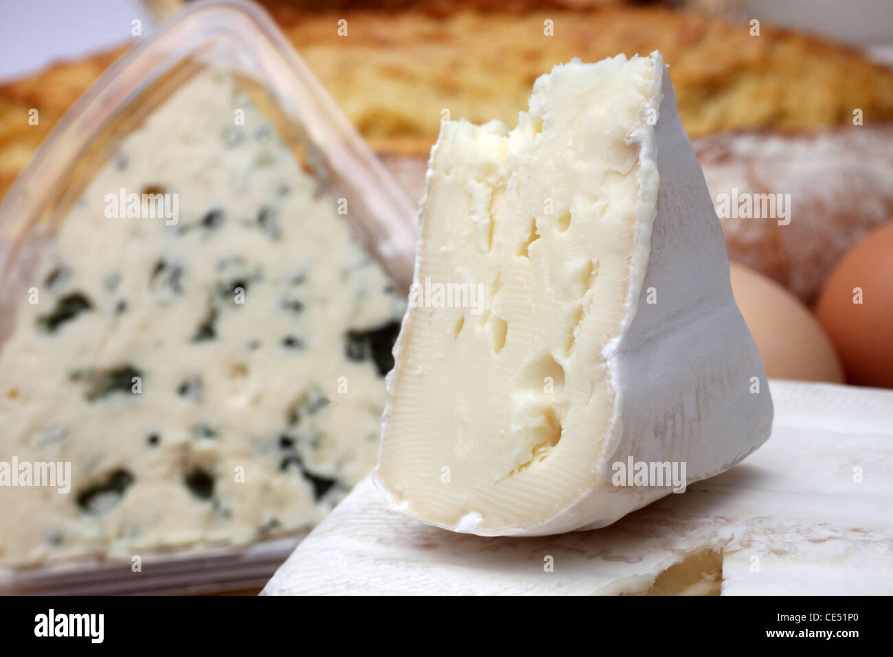 Rich creamy cheese hi-res stock photography and images - Alamy