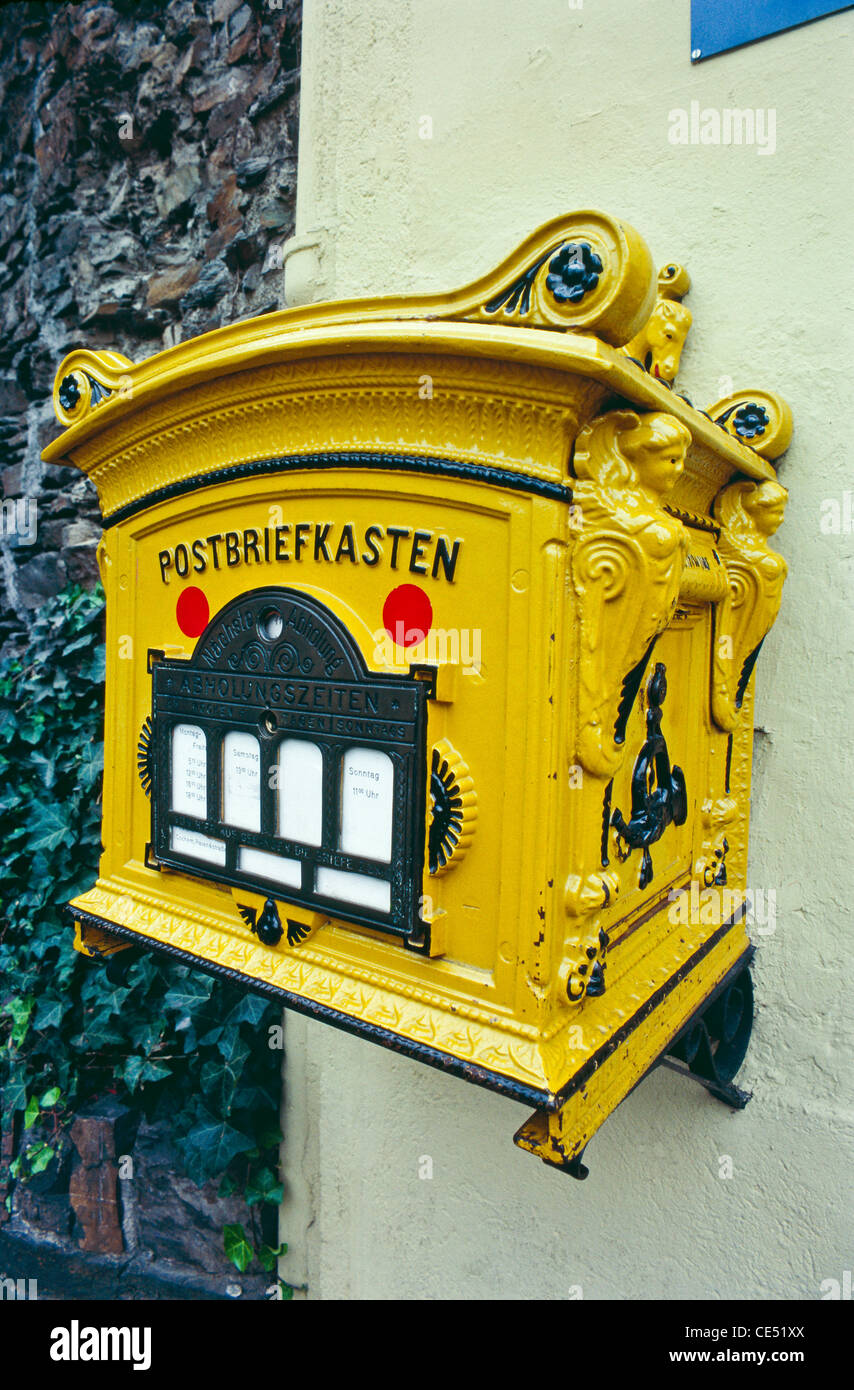Traditional german postbox hi-res stock photography and images - Alamy