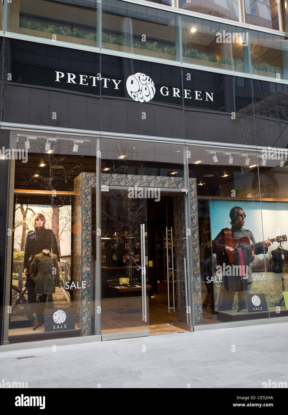 Pretty Green shop owned by Liam Gallagher, Stratford Westfield Shopping ...