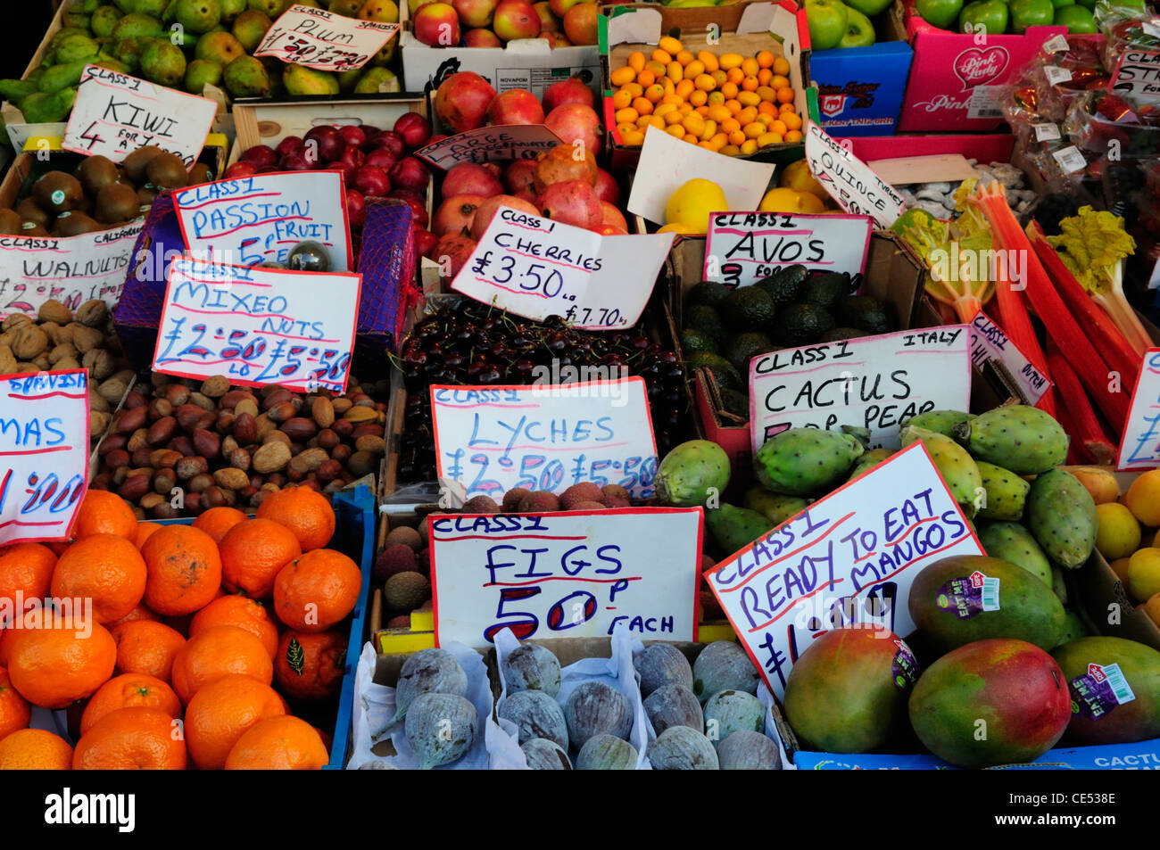 Fruit Stall on The Market, Cambridge, England, UK Stock Photo - Alamy